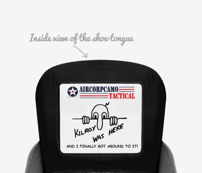 Kilroy Was Here | A Custom Shoe concept by Clifton Cason