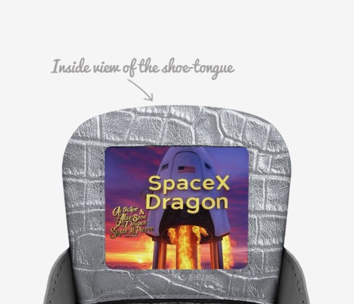 SpaceX Dragon | A Custom Shoe concept by Susan Pierce