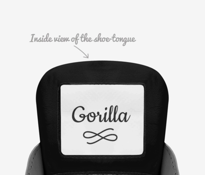 White Sole High Top | A Custom Shoe concept by The Gorilla Shoes