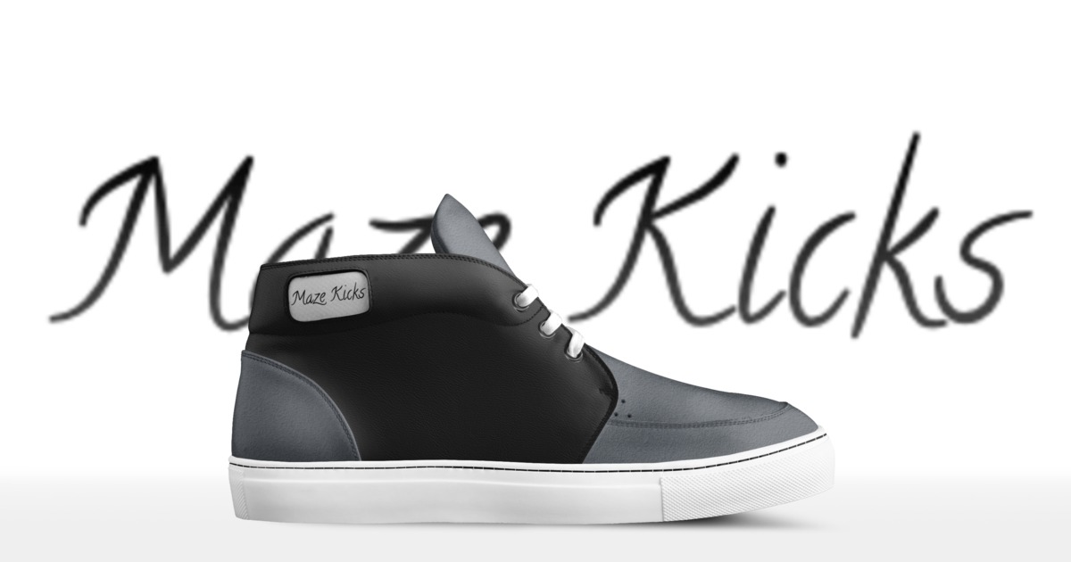Maze shoes | A Custom Shoe concept by Niam Mayes