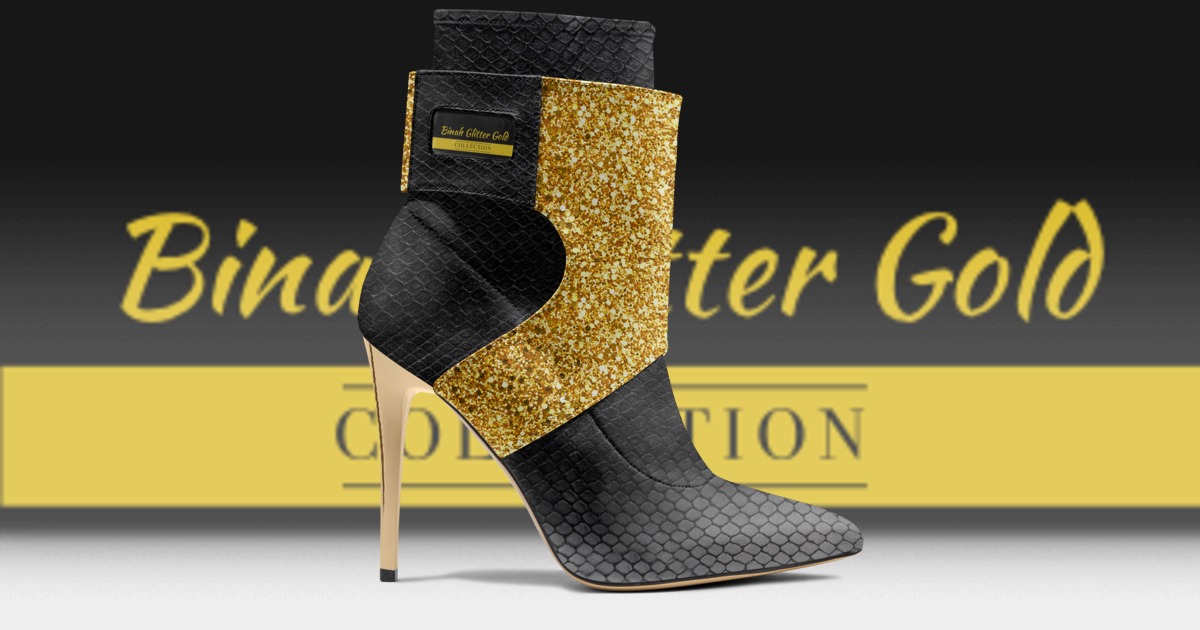 Binah Python Gold | A Custom Shoe concept by Antwon Watson