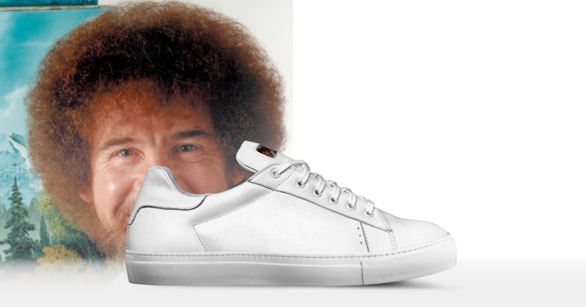 Bob ross | A Custom Shoe concept by Bronson Chaparro