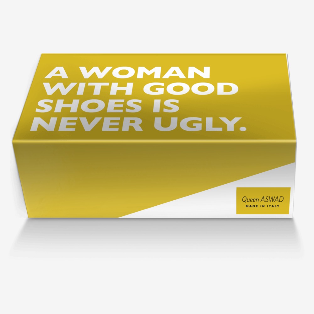 Queen ASWAD | A Custom Shoe concept by Mildred Lewis