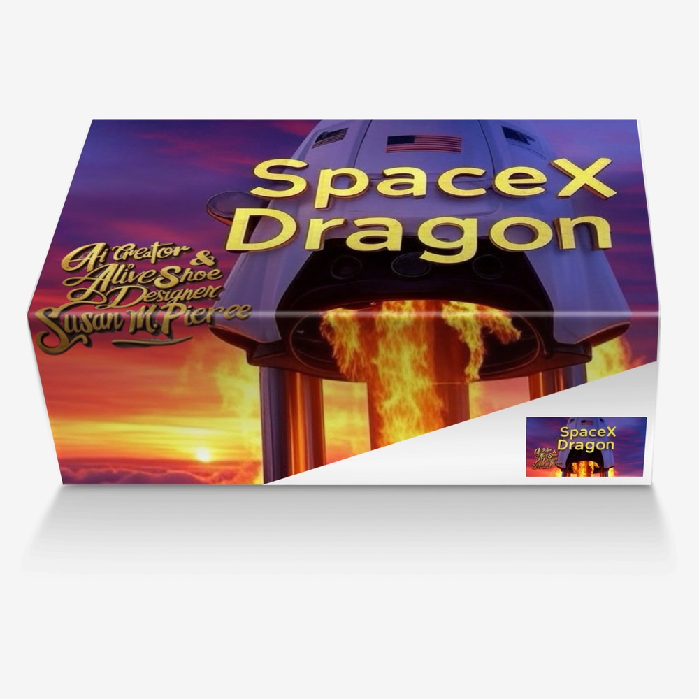 SpaceX Dragon | A Custom Shoe concept by Susan Pierce
