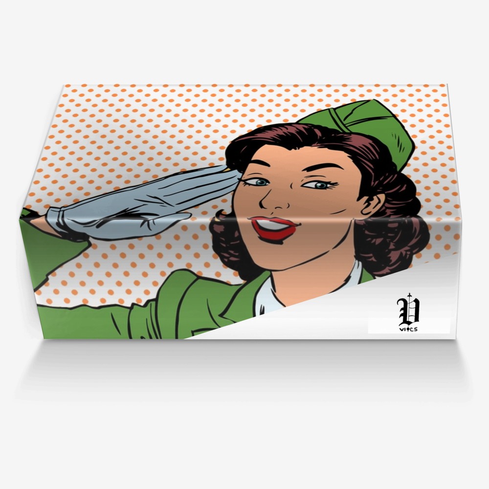 vics girl military | A Custom Shoe concept by Brayden Murphy