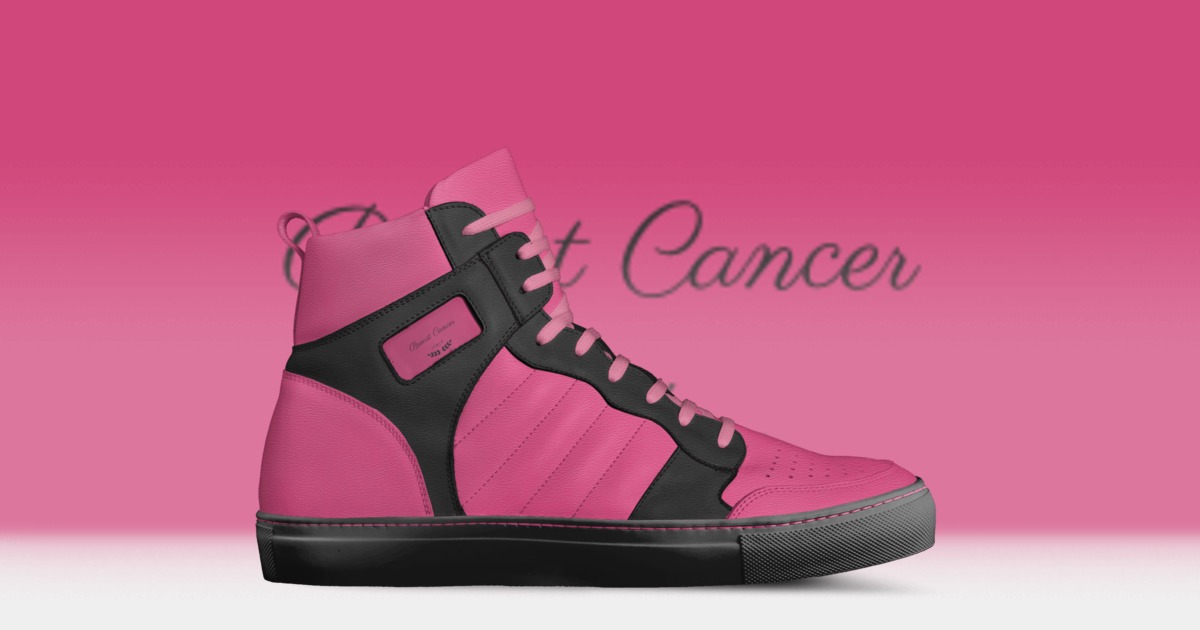 Breast Cancer | A Custom Shoe concept by Jaiden Cote