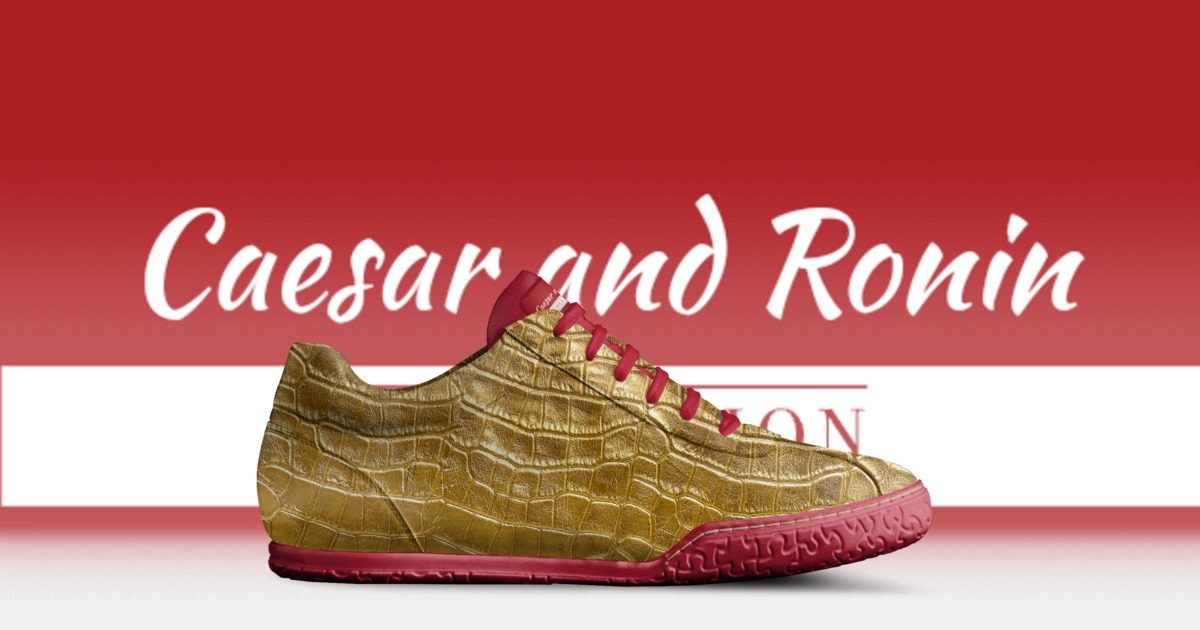 Caesar and Ronin | A Custom Shoe concept by Montez Travis