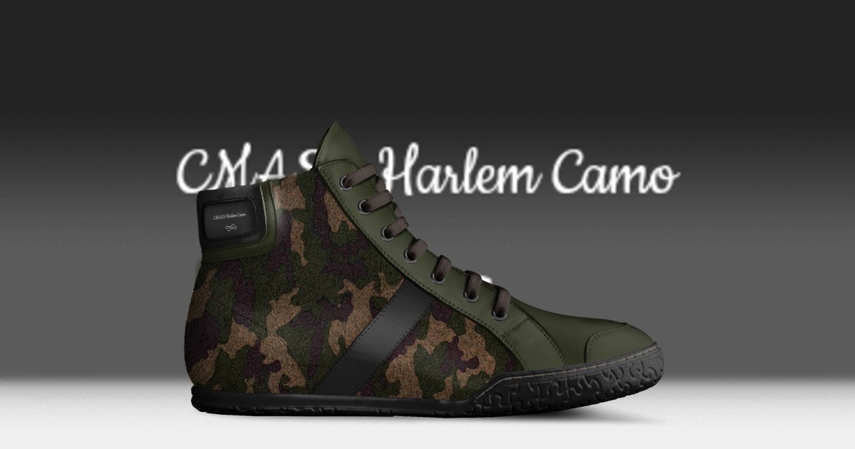 CMASS Harlem Camo | A Custom Shoe concept by Charles Massey