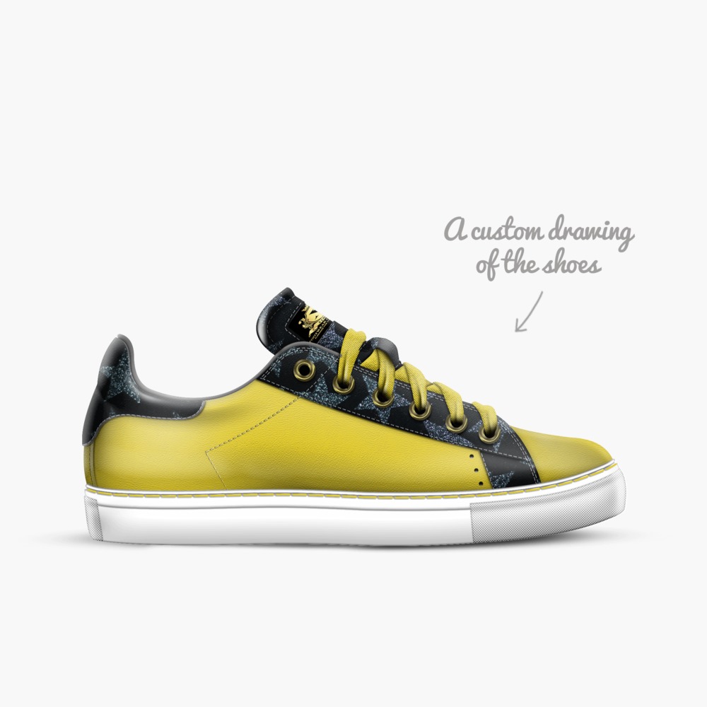 Yellow Jax | A Custom Shoe concept by Christia Diaz