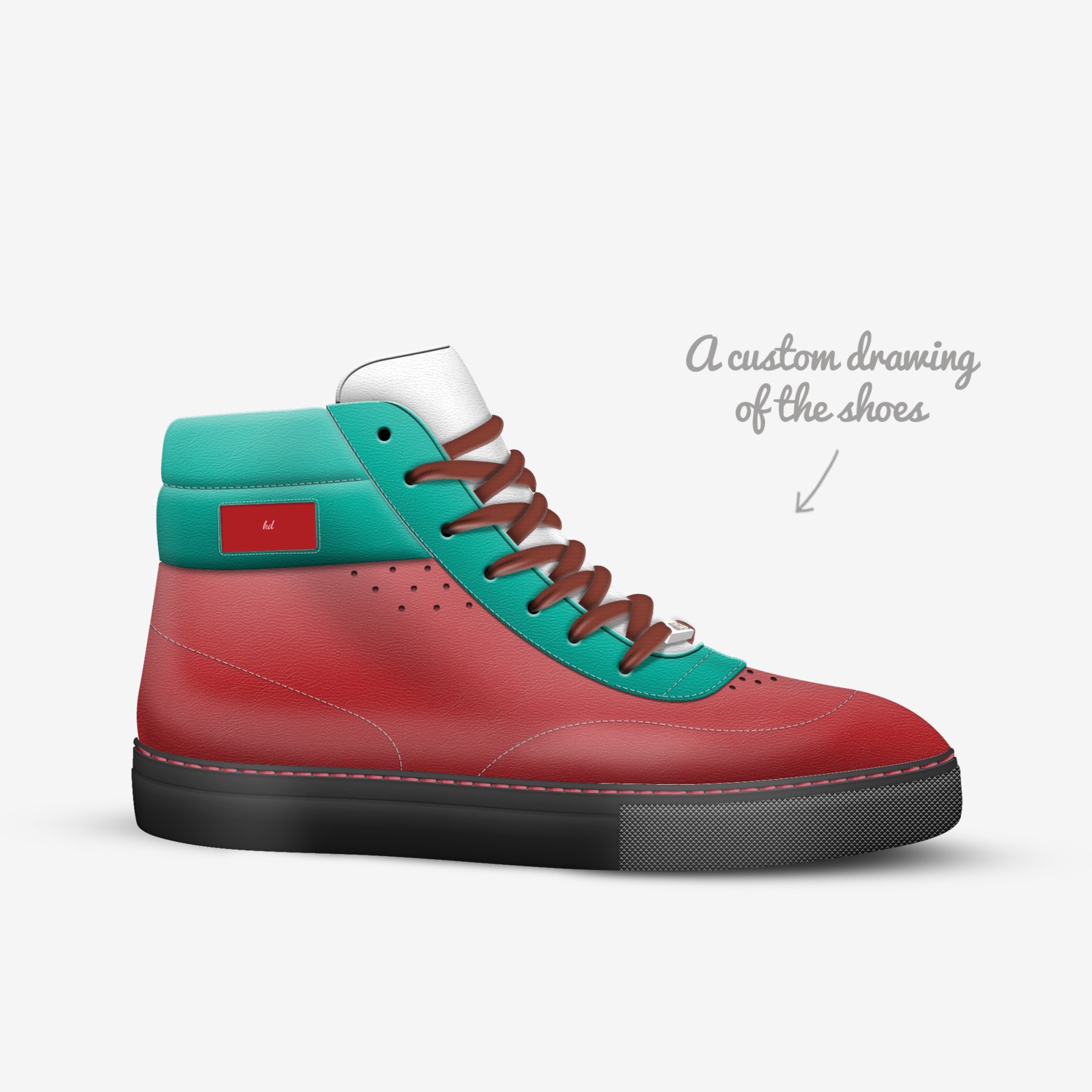 how to draw kd shoes