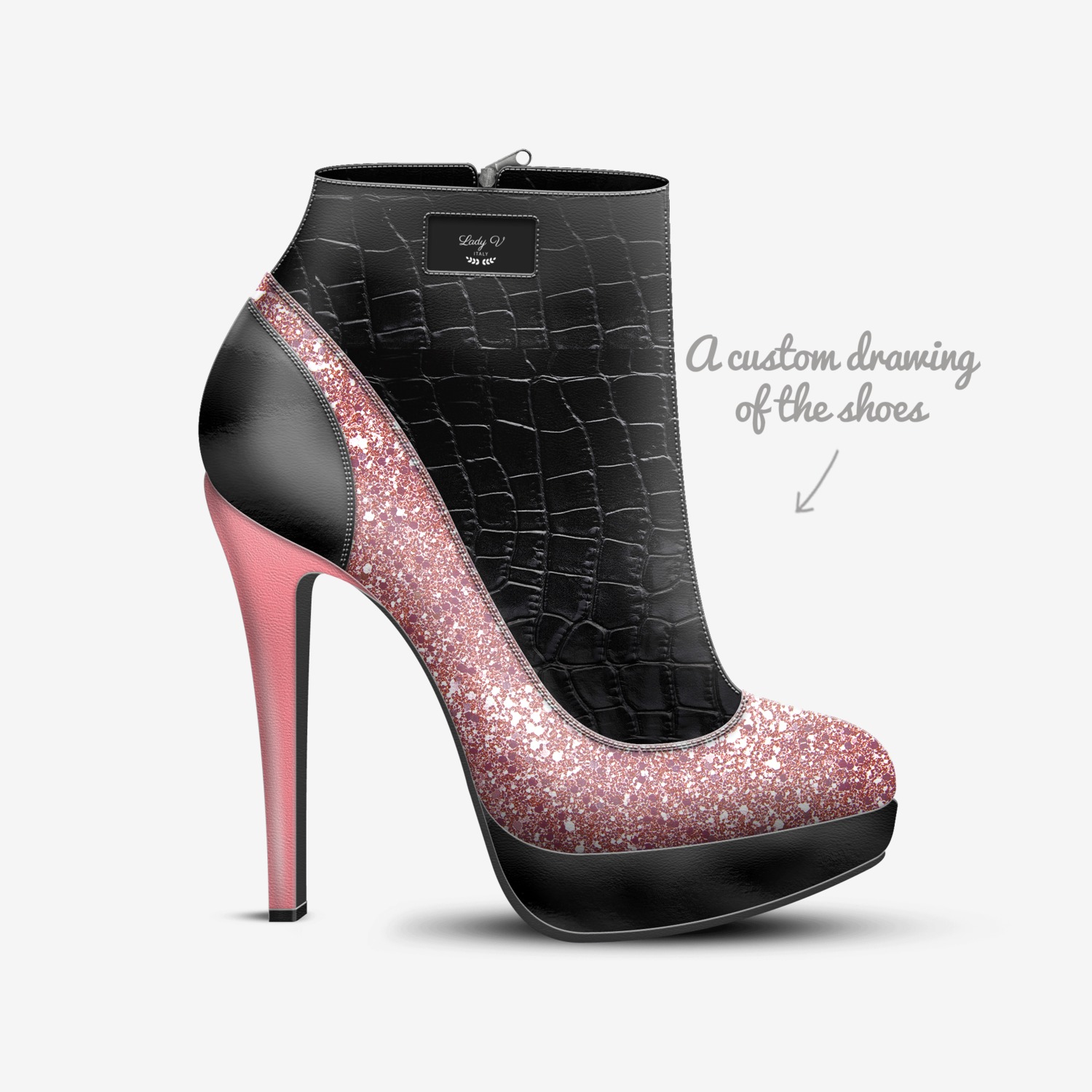 Lady V | A Custom Shoe concept by Victoria Landrum