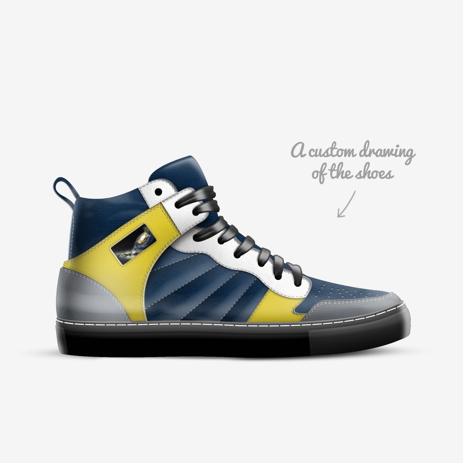 how to draw galaxy on shoes