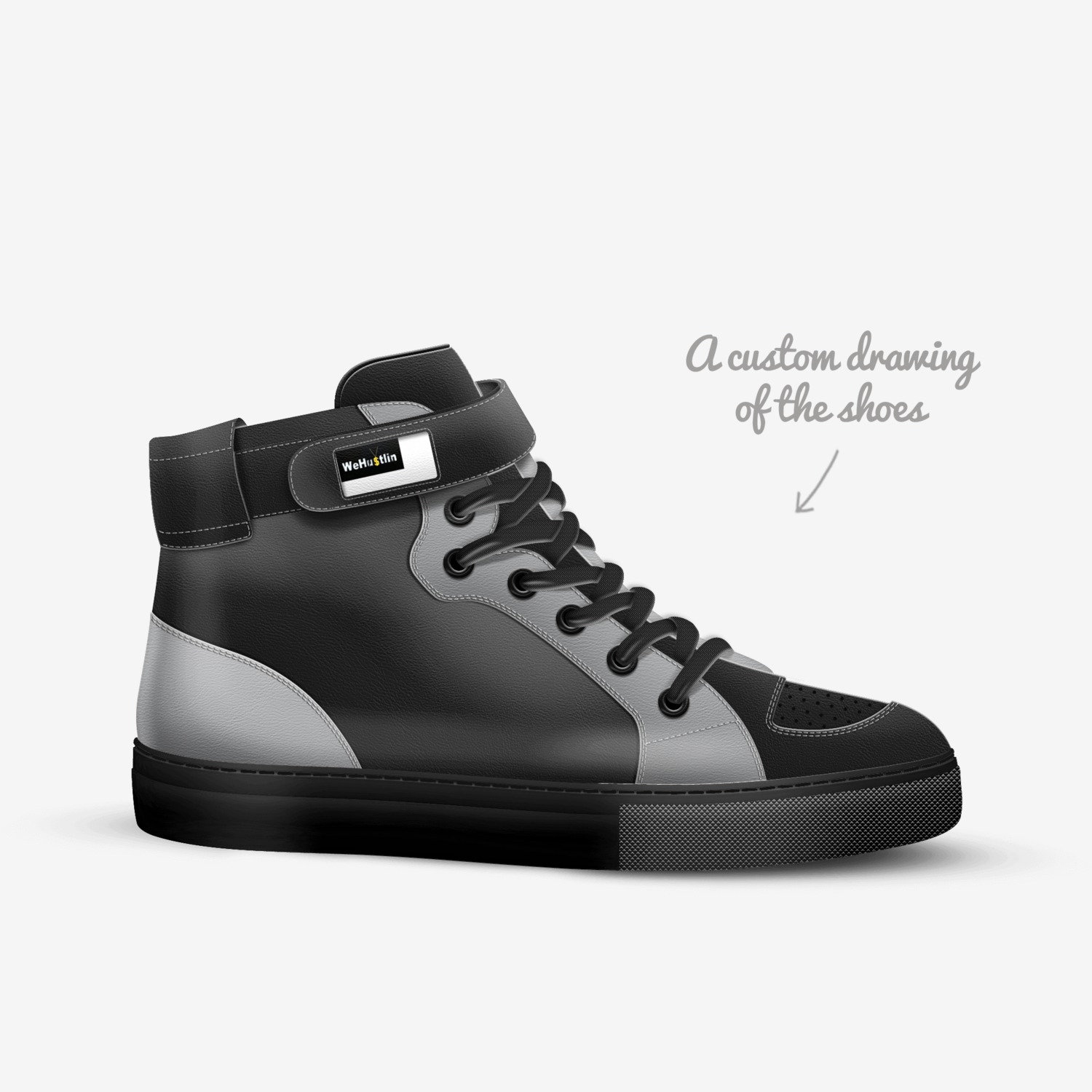 WeHu$tlin | A Custom Shoe concept by Santana Mitchell