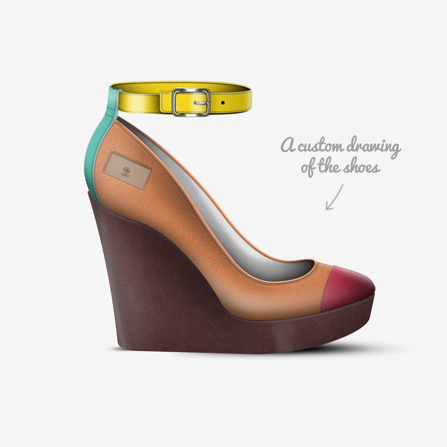 Life | A Custom Shoe concept by Lashawn S Butler