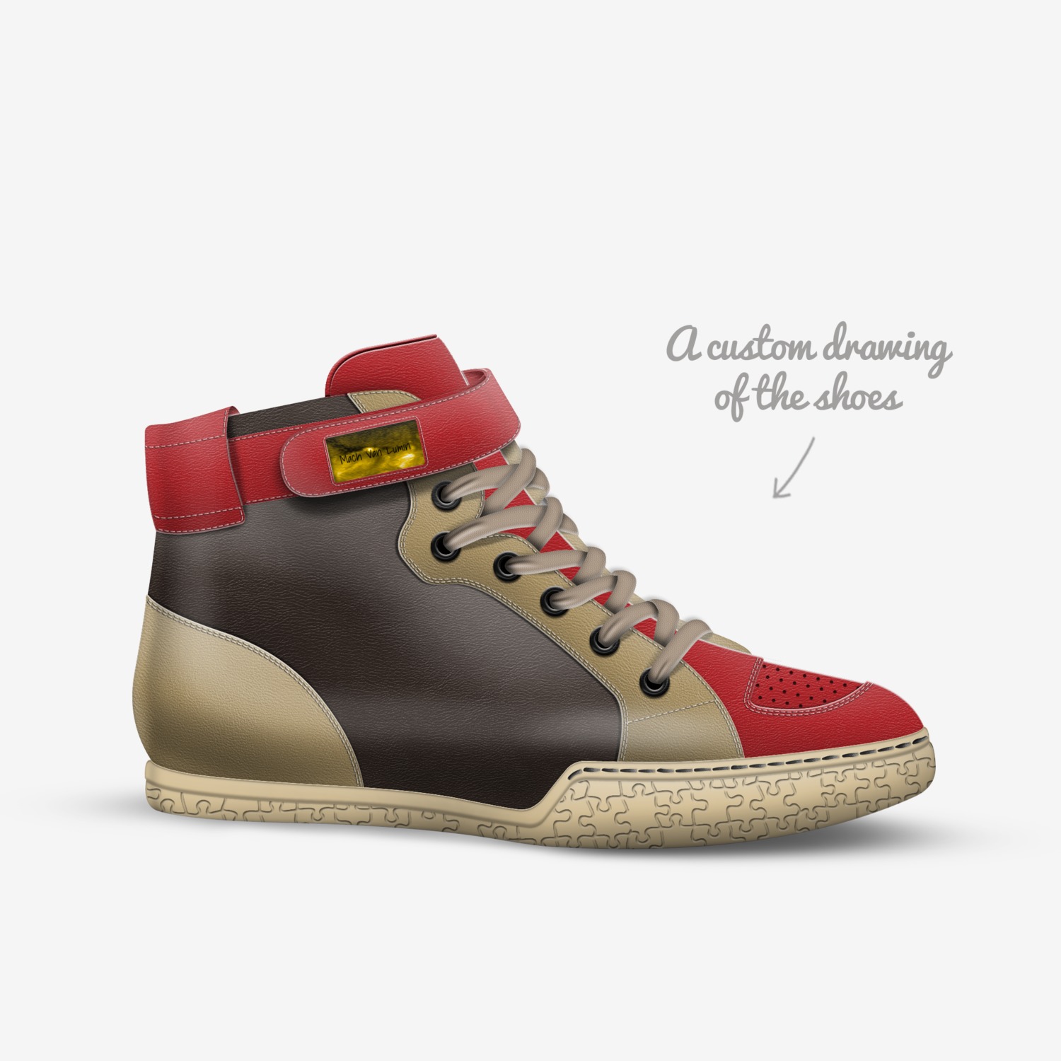 Mach Van Lumin | A Custom Shoe concept by Willie Ruff And Swayzi Ali