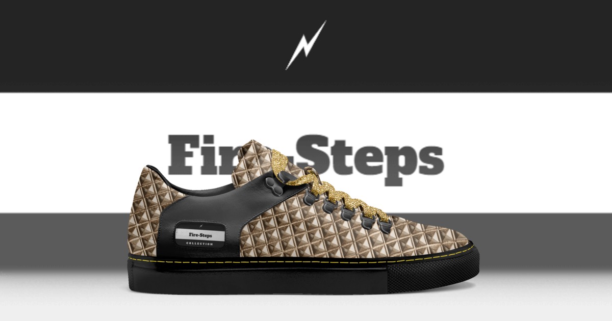 Fire-Steps | A Custom Shoe concept by April Botkin