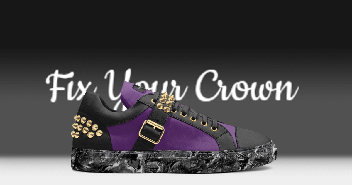 Fix Your Crown | A Custom Shoe concept by September Higgs
