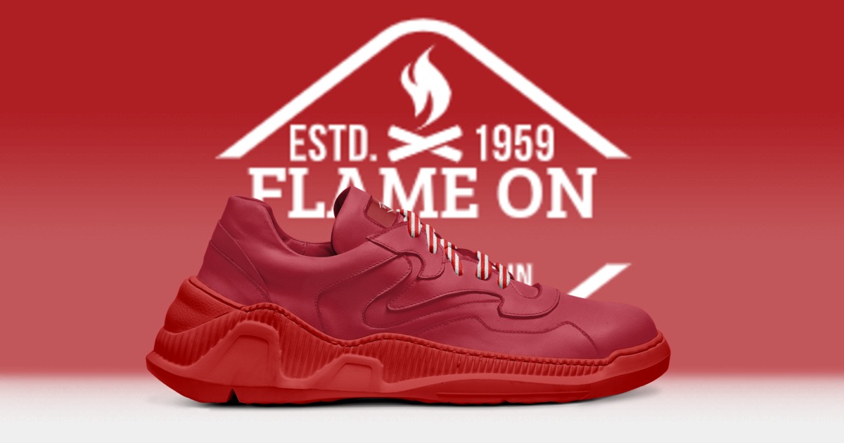 Flame on | A Custom Shoe concept by Jovan Fort