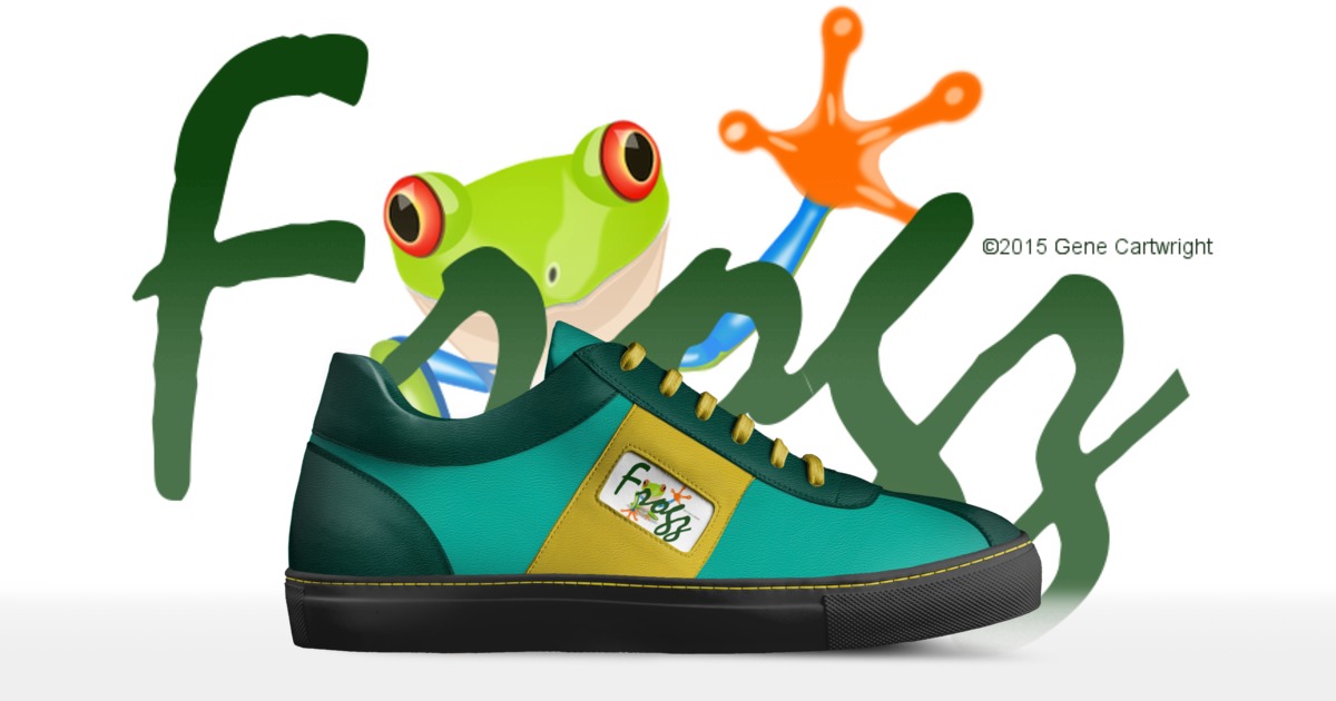 Frogz | A Custom Shoe concept by Gene Cartwright