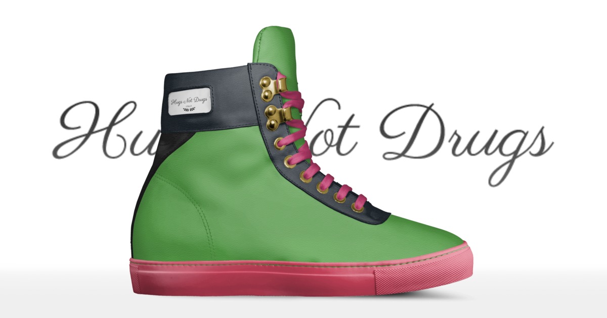 Hugs Not Drugs | A Custom Shoe concept by Mhjghxghjdf