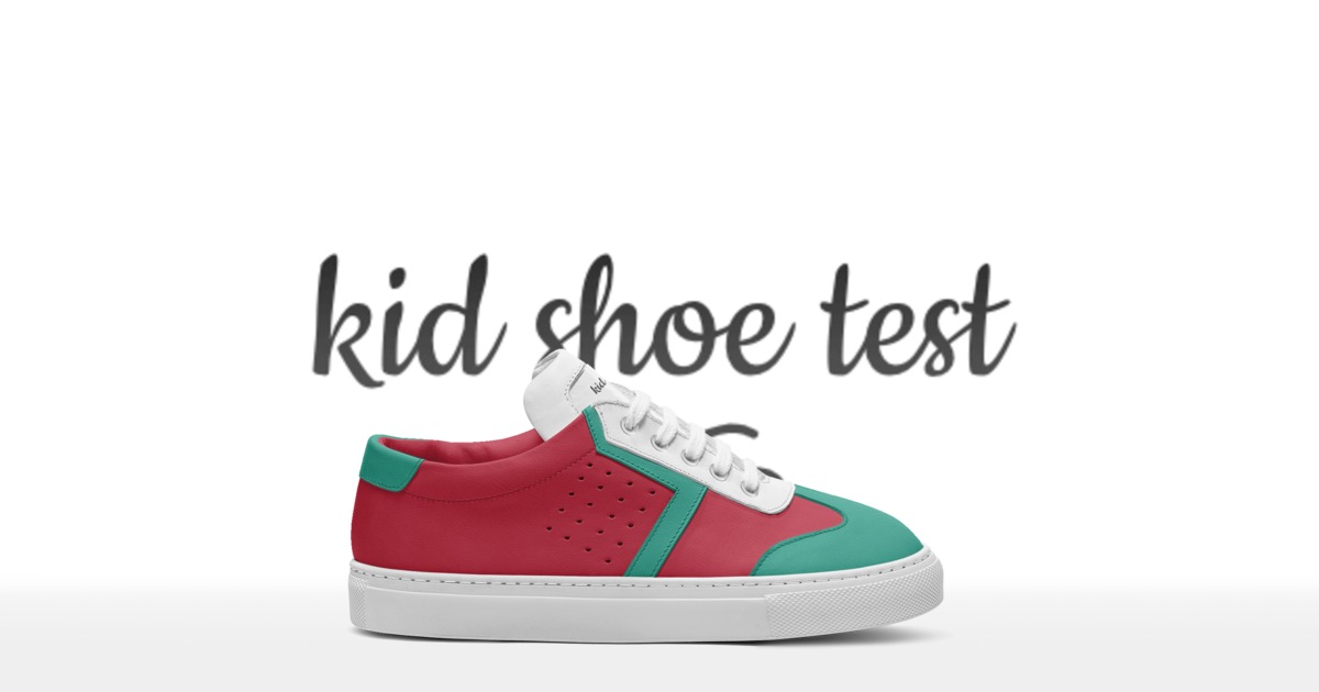 kid shoe test | A Custom Shoe concept by Marco A