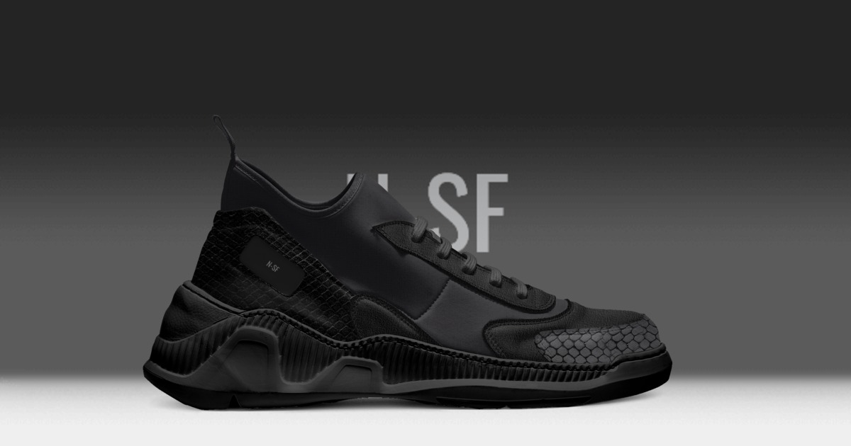 N-SF x Python | A Custom Shoe concept by Jonas Elzy