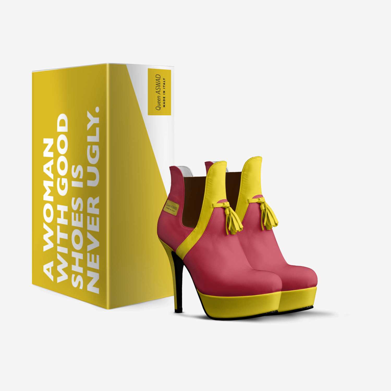 Queen ASWAD | A Custom Shoe concept by Mildred Lewis