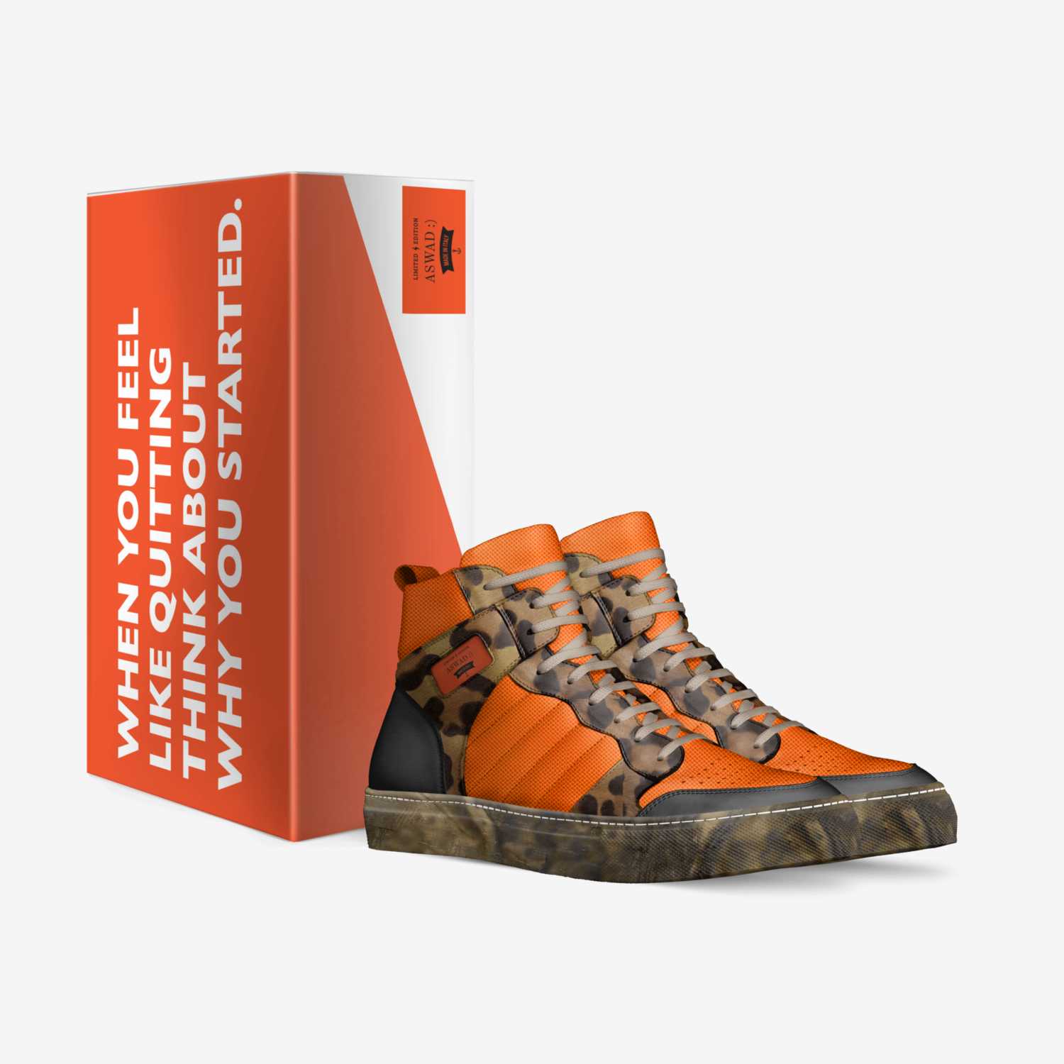 ASWAD :) | A Custom Shoe concept by Mildred Lewis