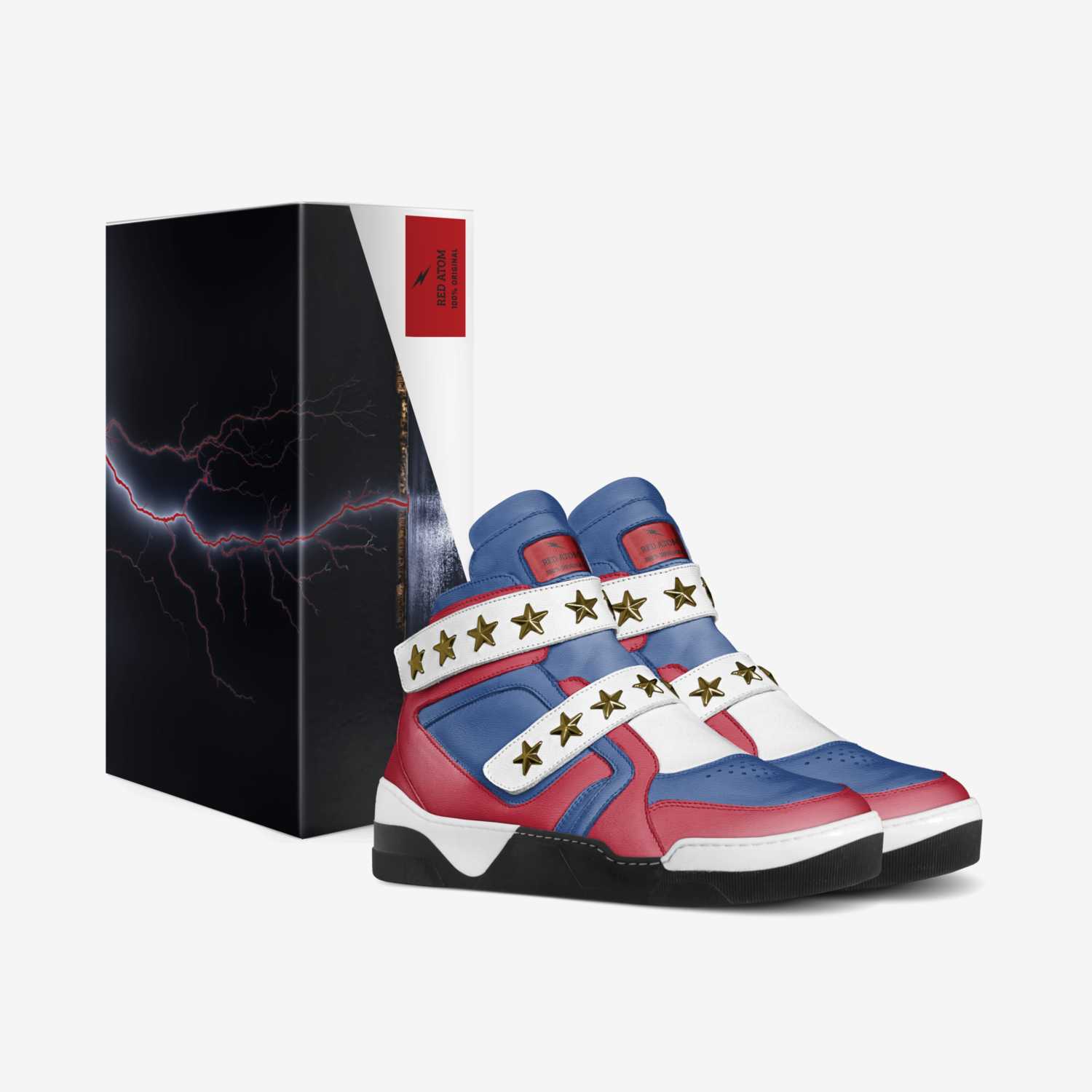 Red Atom | A Custom Shoe concept by Serena Lee