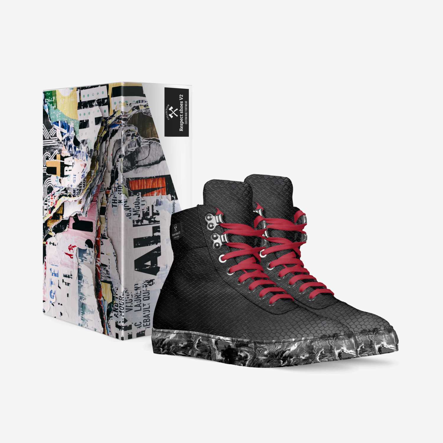 Respect shoes V2 | A Custom Shoe concept by Tj Marsh