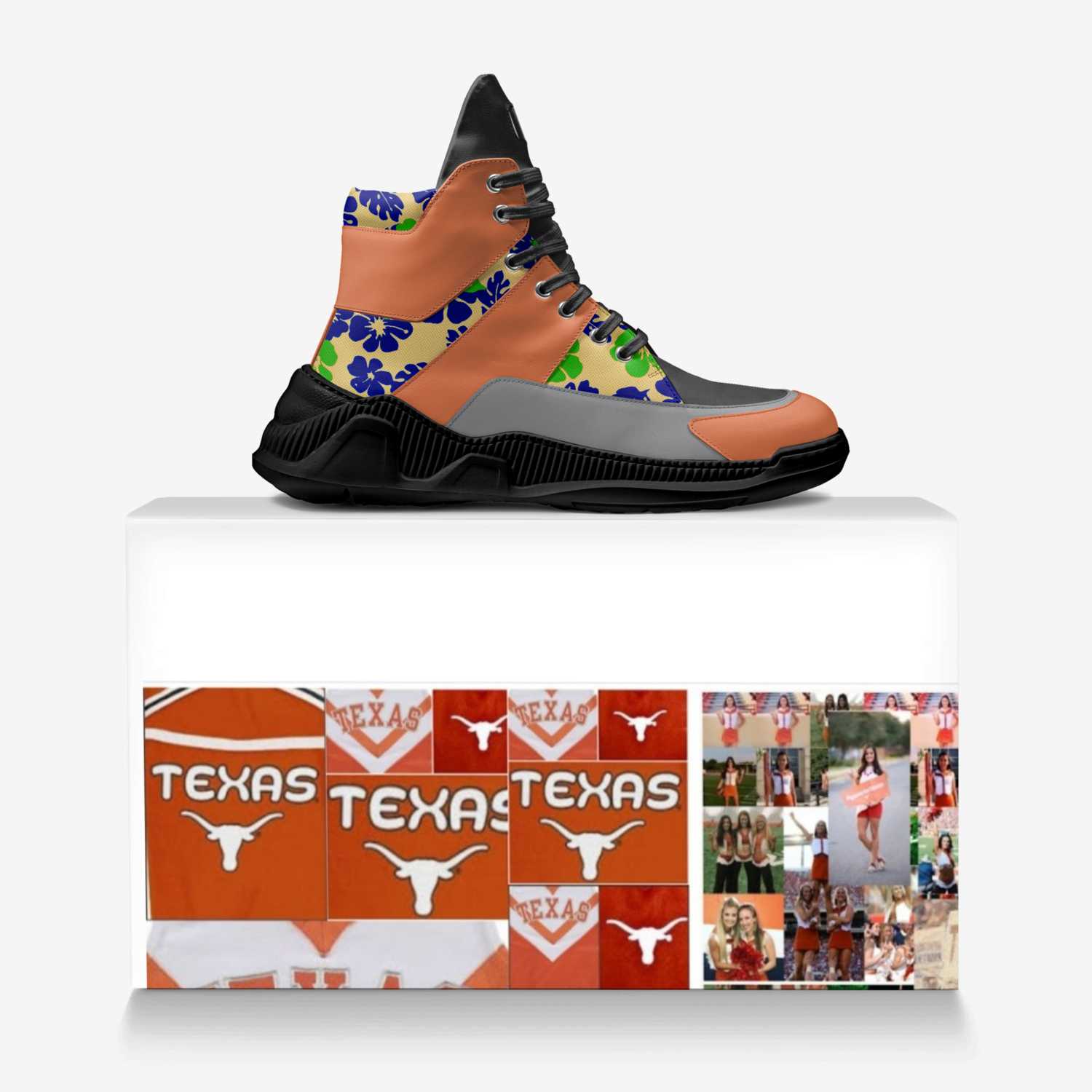 Hook Em Horns | A Custom Shoe concept by Junius Clark