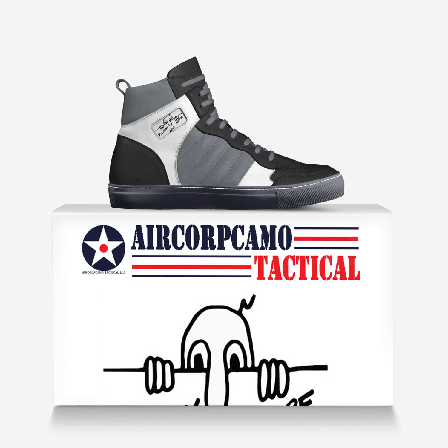 Kilroy Was Here | A Custom Shoe concept by Clifton Cason