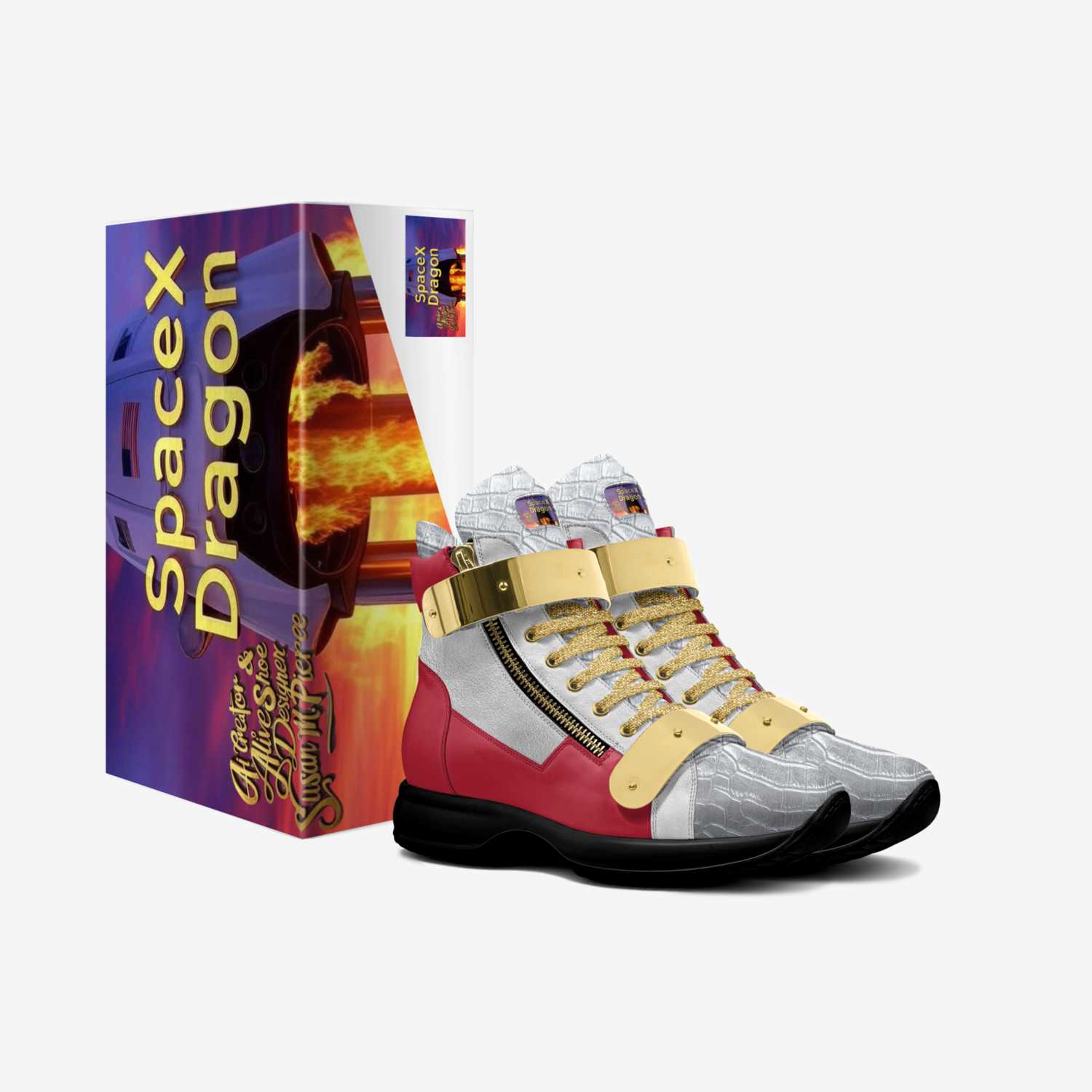 SpaceX Dragon | A Custom Shoe concept by Susan Pierce