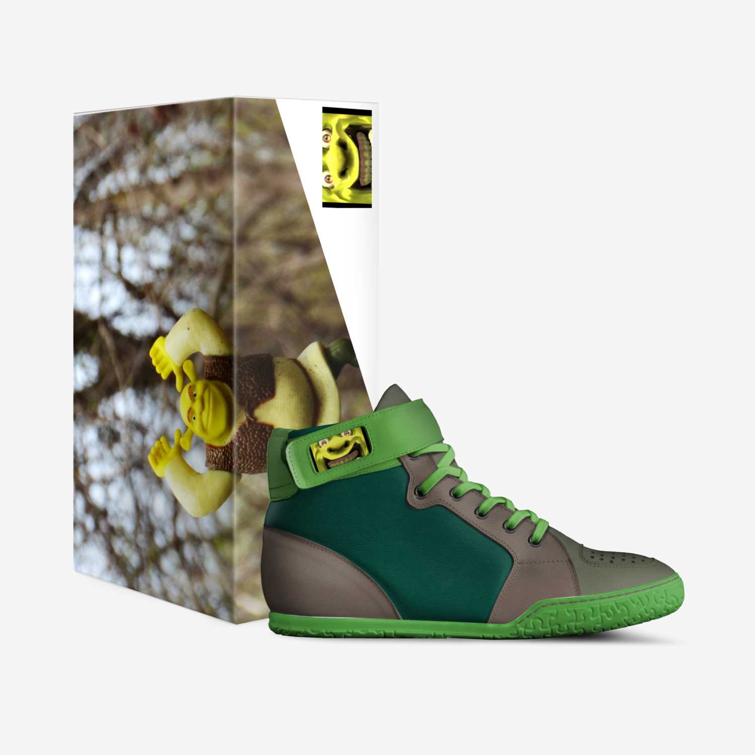Shrektacular | A Custom Shoe concept by Shrek Ghandi
