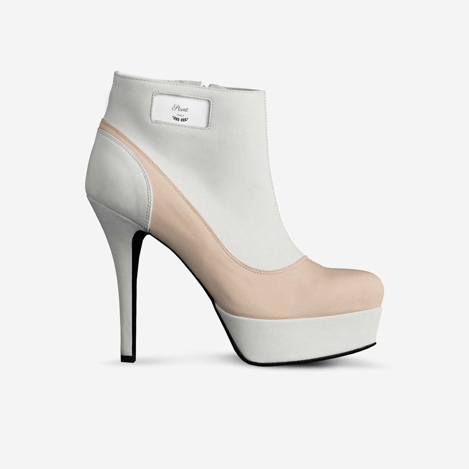 Grey tan heels | A Custom Shoe concept by Alayshia Atwell