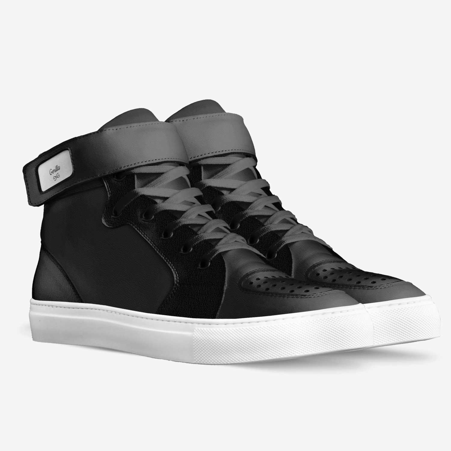 White Sole High Top | A Custom Shoe concept by The Gorilla Shoes