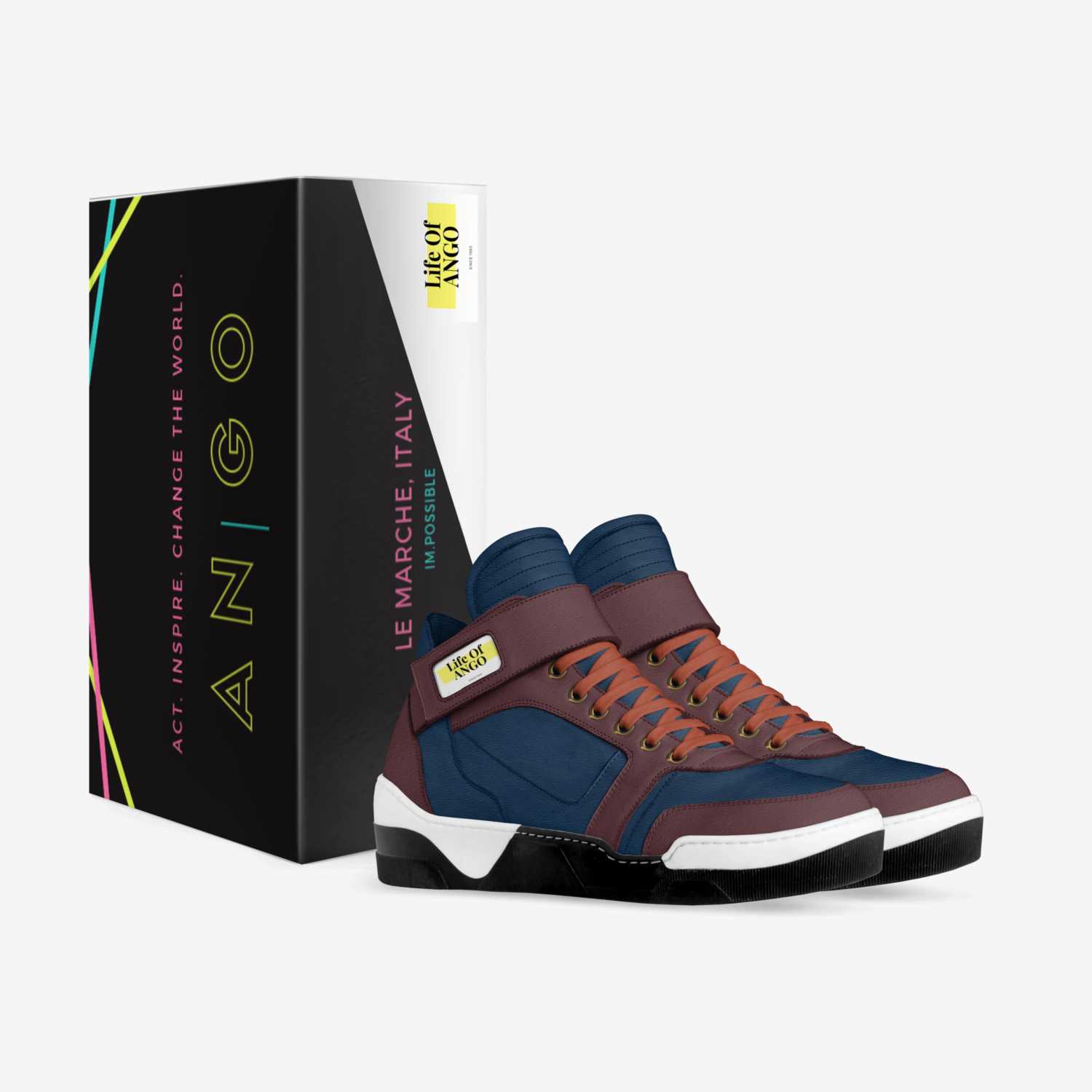 ANGOs - BlueVino | A Custom Shoe concept by Antonio Gonzalez