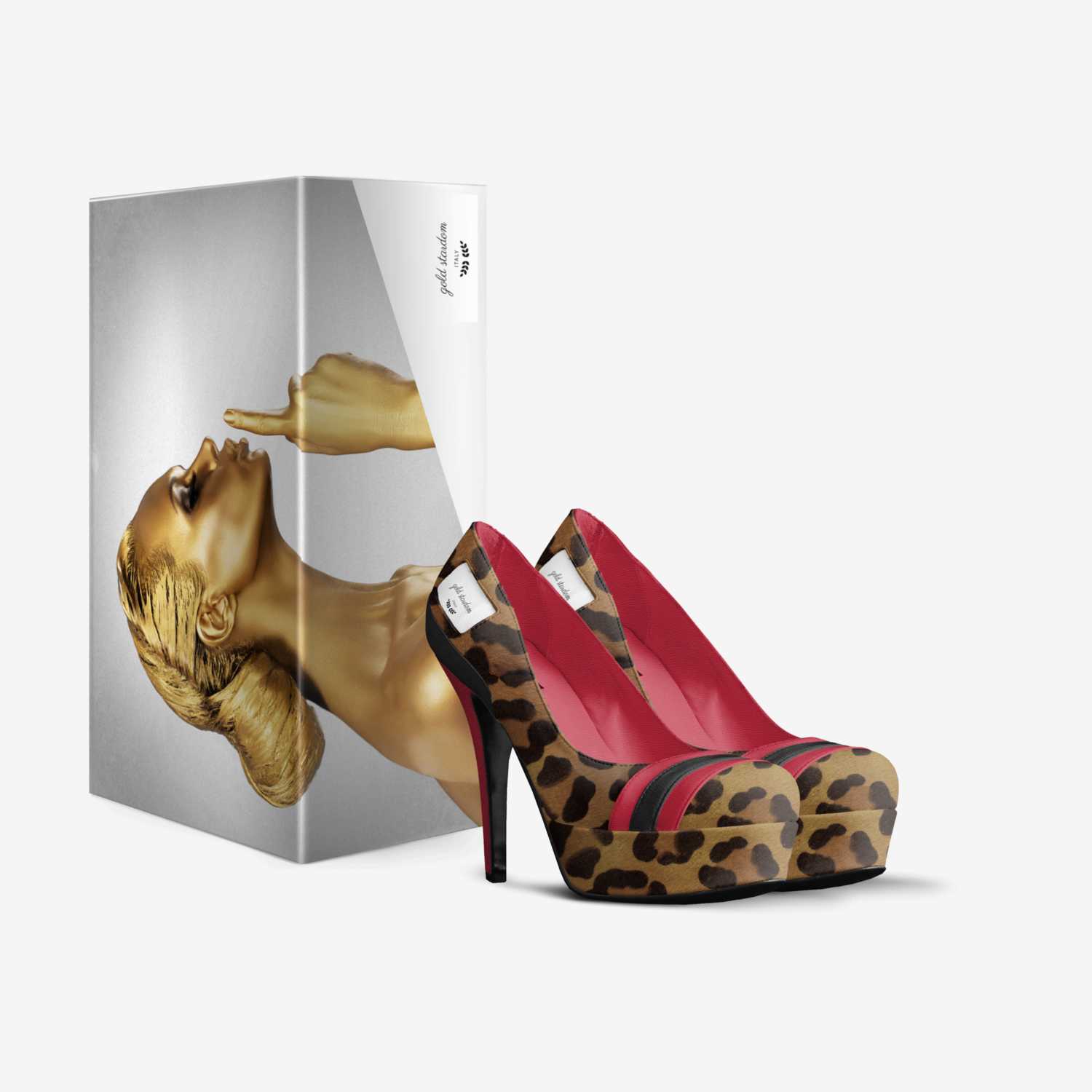 gold stardom | A Custom Shoe concept by Qu33n Mandy