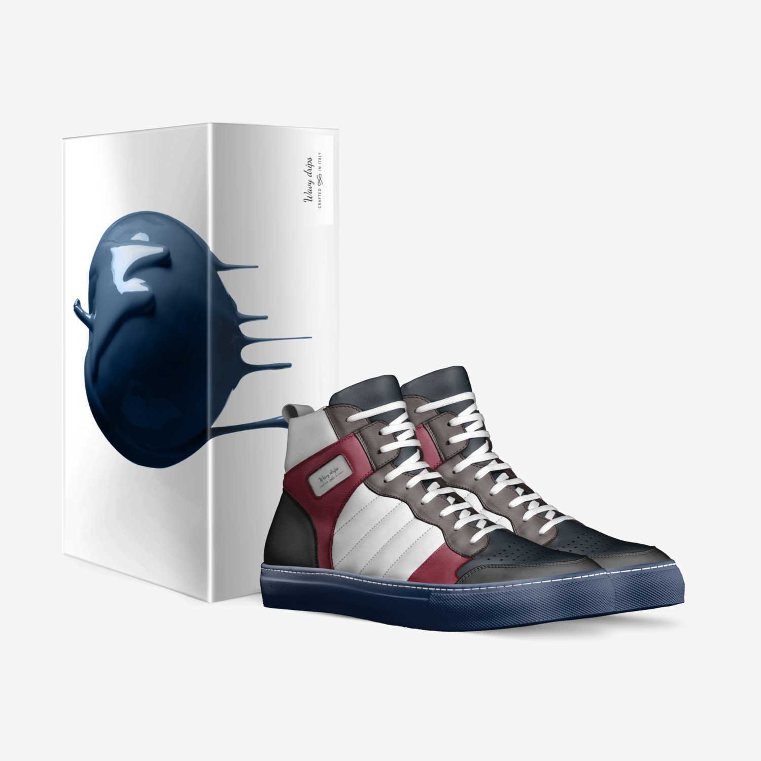 Wavy drips | A Custom Shoe concept by Laurence Miller