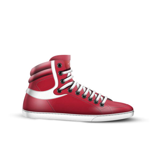 JM17-BIG-RED | A Custom Shoe concept by Justin Miller