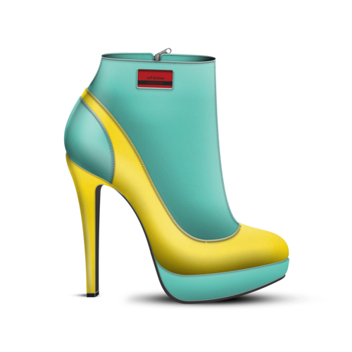 red bottom | A Custom Shoe concept by Demond Tolbert