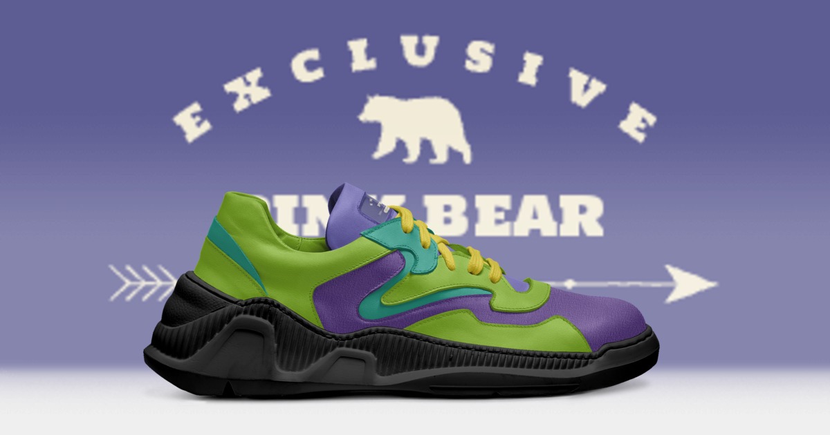 Pink Bear | A Custom Shoe concept by Heidi Hackett
