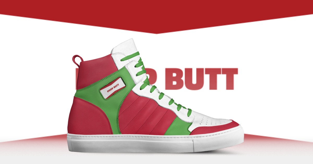 POOP BUTT | A Custom Shoe concept by Bookshop8
