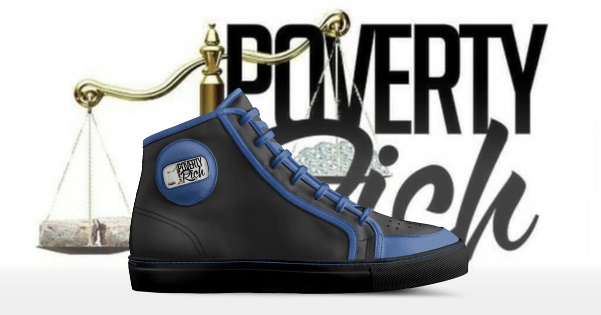 Poverty Rich | A Custom Shoe concept by Darius Thompson