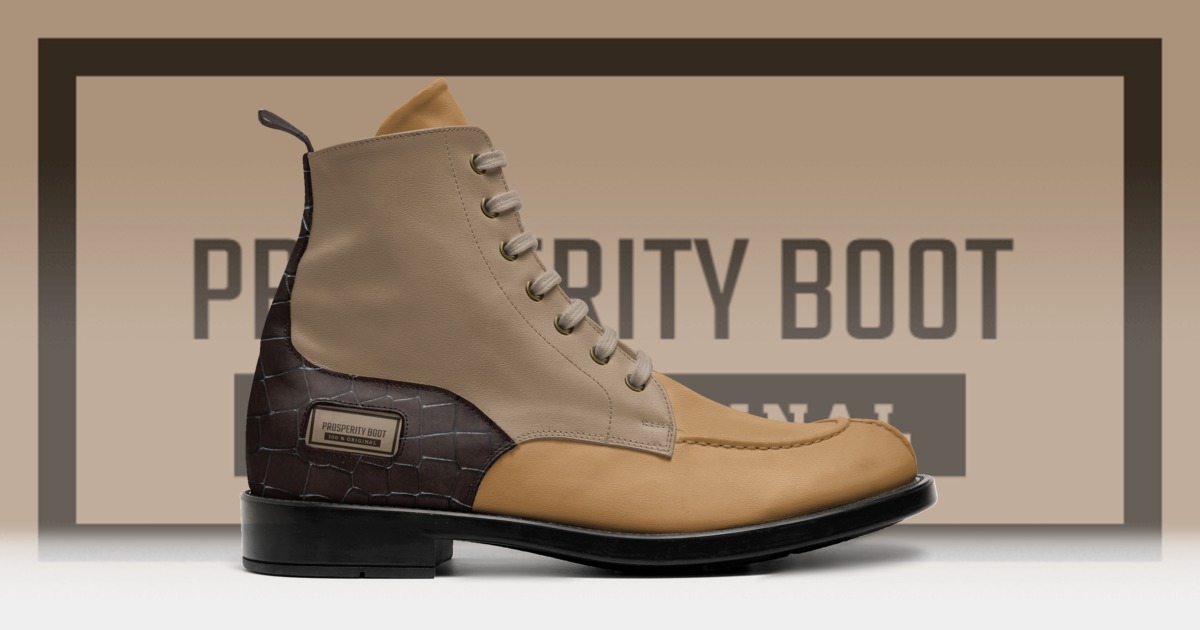 Prosperity Boot | A Custom Shoe concept by Victor B Cohen