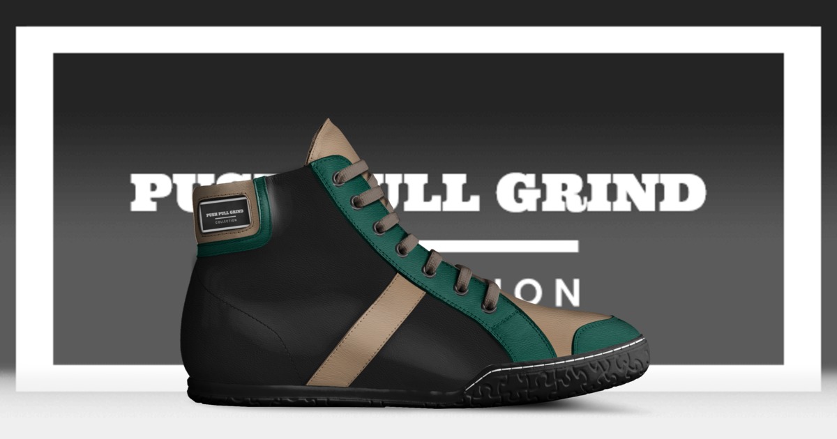 PUSH PULL GRIND | A Custom Shoe concept by Christina Gonzalez