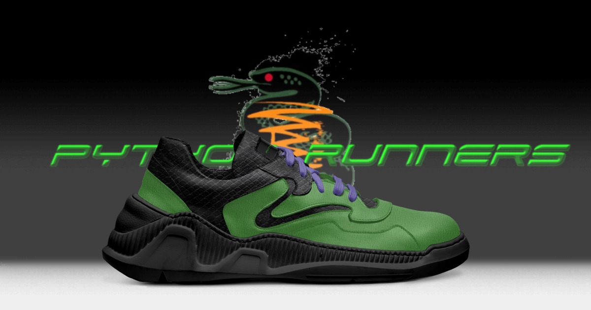 Python Runners | A Custom Shoe concept by Dillan Drake