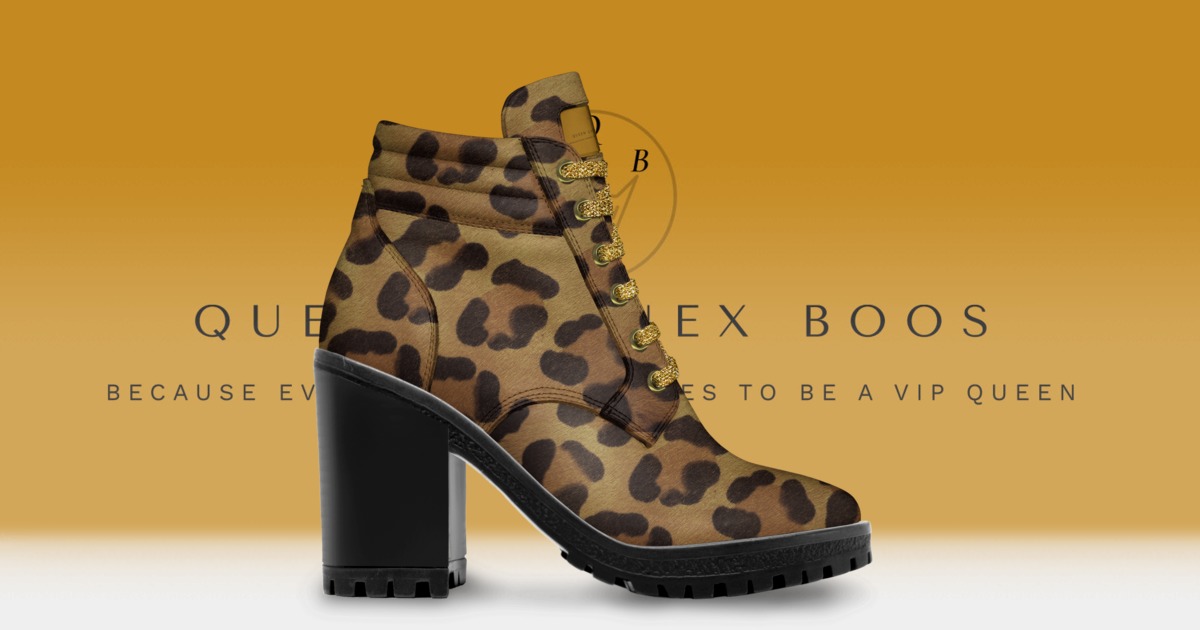 QUEEN LIONEX BOOS | A Custom Shoe concept by Franklin Harris Jr