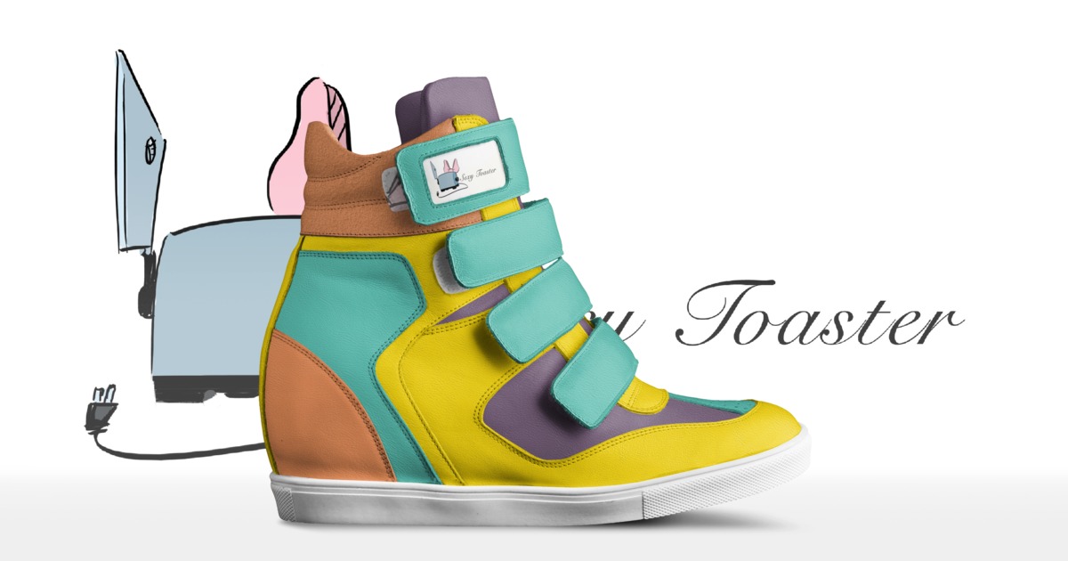 Sexy Toaster | A Custom Shoe concept by Caitlin Touchton