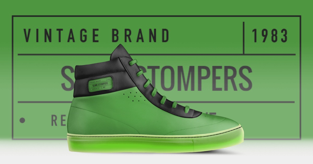 Slime Stompers | A Custom Shoe concept by Evan Eckert